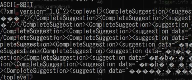 【Ruby】WebAPIからxmlをhttps通信でgetする時文字化けした。その対象方法（REXML::ParseException invalid byte sequence in UTF ...